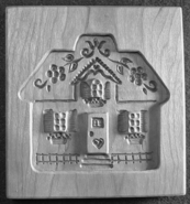 GINGERBREAD COOKIE MOLDS for creating holiday edible-art picture cookies